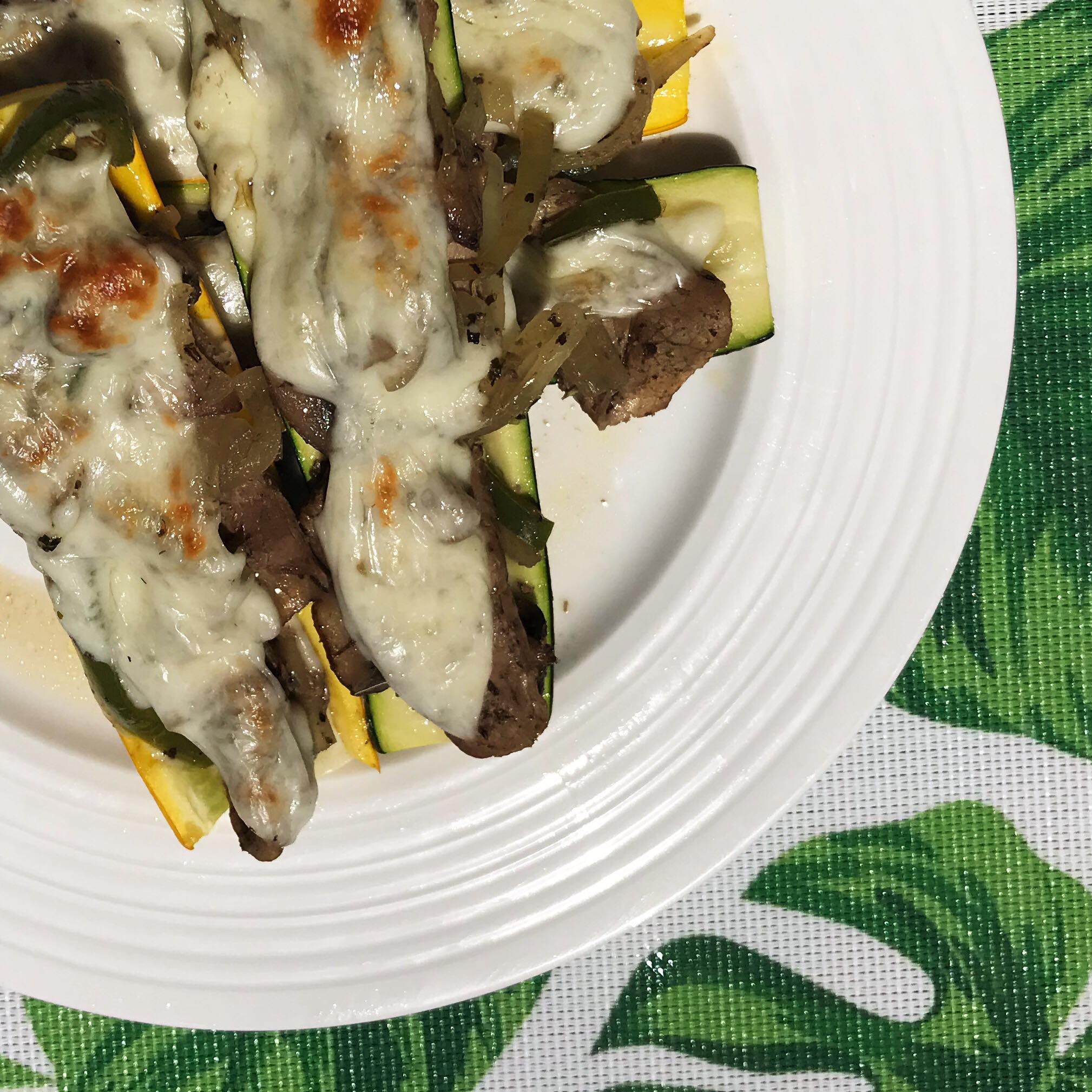 Philly Cheese Steak courgette | Keto – Complètement keto